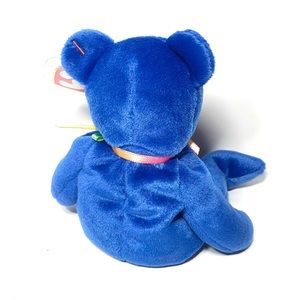 Toys | Ty Beanie Babies Clubby The Bear Royal Blue | Poshmark